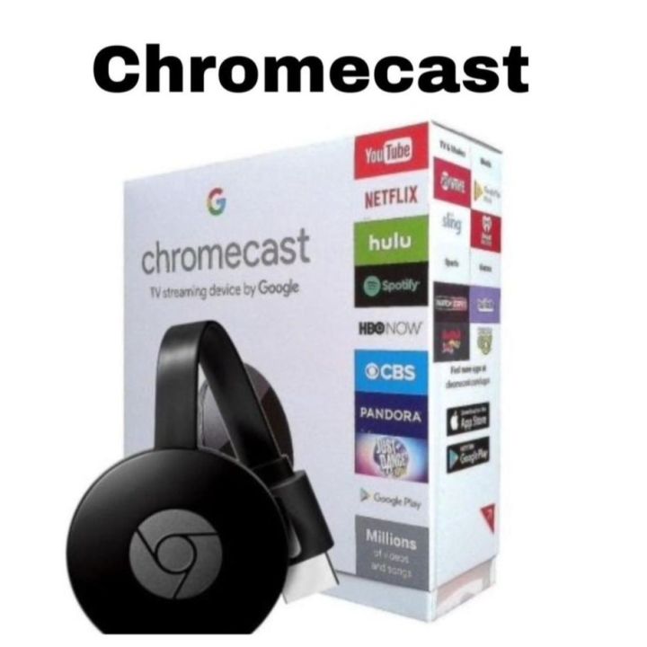 Google Chrome Cast Dongle WiFi Streamer 4K Chromecast Ultra HD Receiver TV Dongle | Daraz.lk