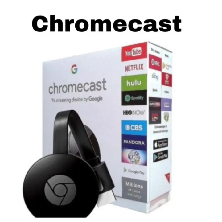 Google Chrome Cast Dongle WiFi Streamer 4K Chromecast Ultra HD Receiver TV Dongle | Daraz.lk