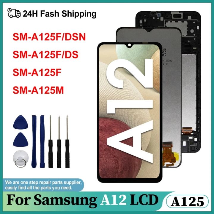 6.5 OEM For Samsung Galaxy A12 Display A125F A125 LCD Touch Screen ...