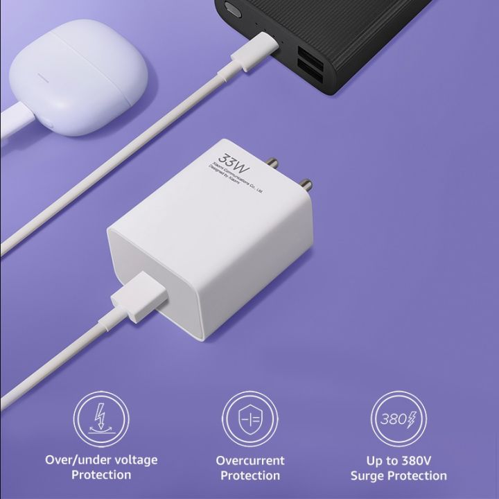 Mi 33W power adapter redmi note 9, note 9 pro, note 9s, note 10, note ...