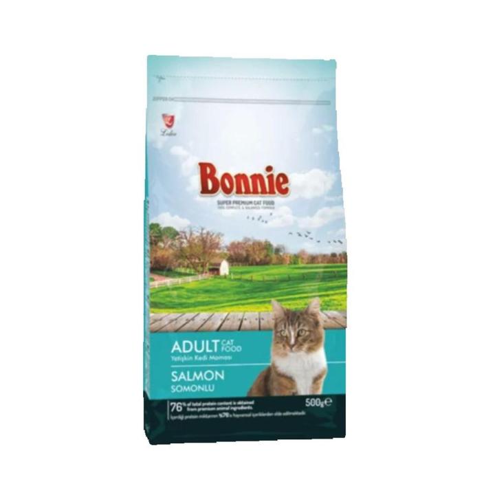 BONNIE ADULT CAT FOOD (SALMON 500g) | Daraz.lk