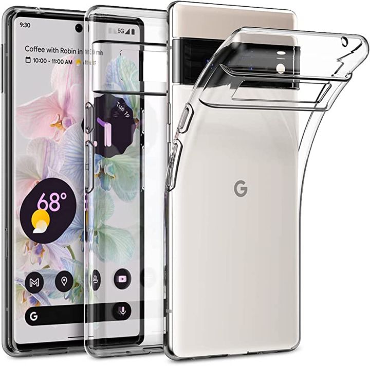 GOOGLE PIXEL 7,PIXLE 7A & PIXEL 7 PRO Transparent Shockproof Clear Back ...