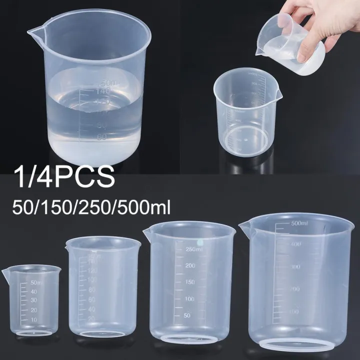 Plastic Scale Graduated cup Baking Supplies Pour Spout Measuring Cup ...
