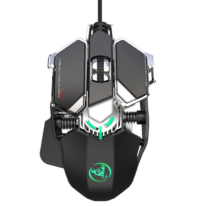 6400DPI Pro Gaming Mechanical Mouse USB Computer Mouse Gamer ...
