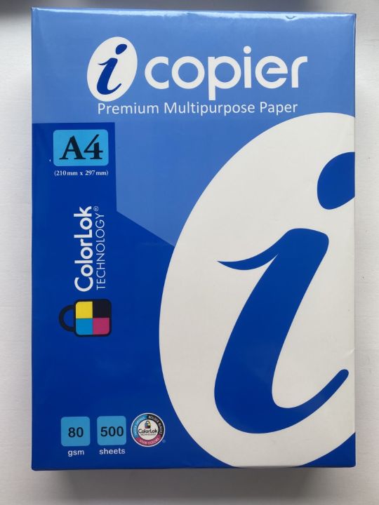 I copier Photocopy Paper 80 GSM (500 Sheet Pack) White | Daraz.lk