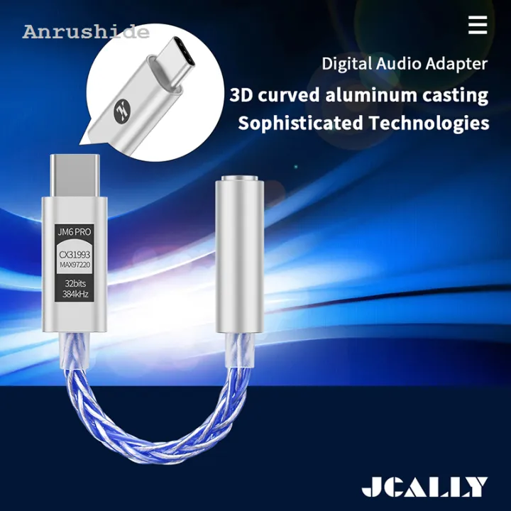 Anrushide JCALLY JM6 Pro Type-C to 3.5mm CX31993 digital audio Original ...