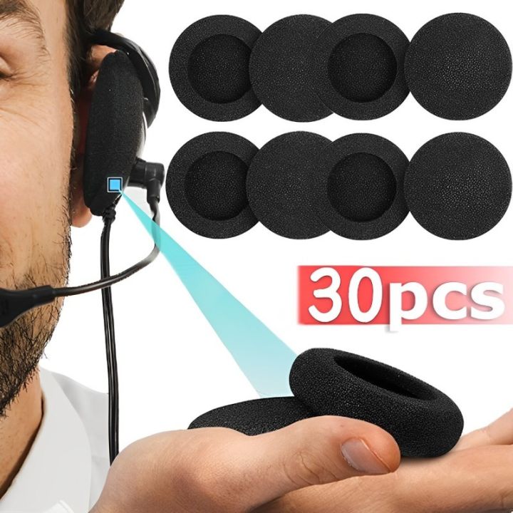 【NEW】 30/20/10Pcs Headphones Replacement Ear Pads Soft Sponge Cushion ...