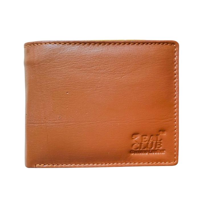Real Club Wallet Tan | Daraz.lk