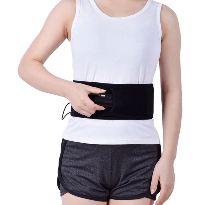 Electric Heating Waist Pad Waist Warmer Belt USB Women Period Low Back ...