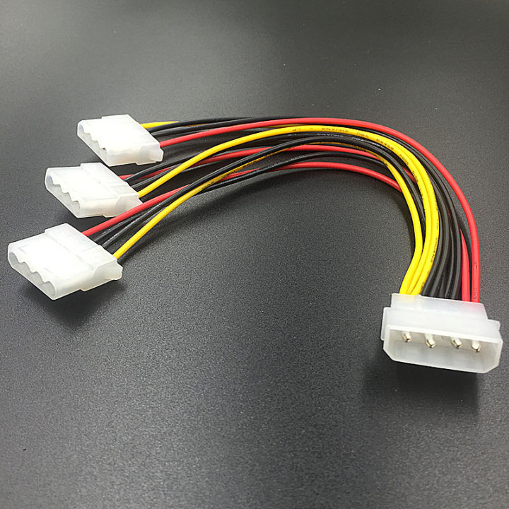 1pcs New 4 Pin Ide 1-To-3 Molex Ide Female Power Supply Splitter ...