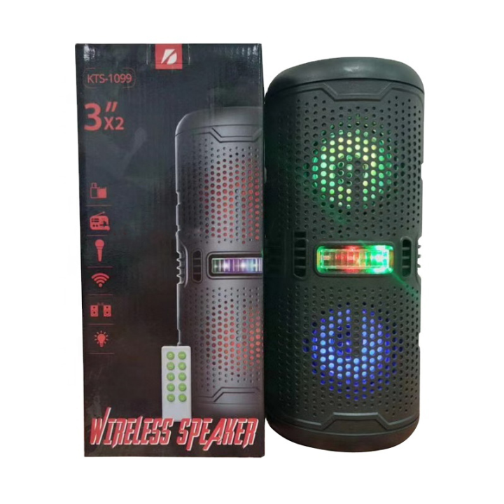 Portable wireless speaker KTS 1099 Bluetooth with FM radio USB AUX BT clear sounds & bass | Daraz.lk