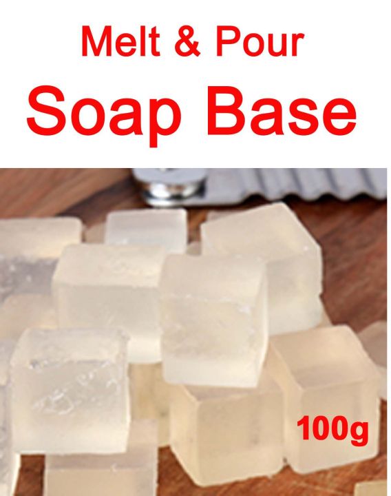 Soap Base - Melt and Pour clear transparent soap base - 100g / 250g ...