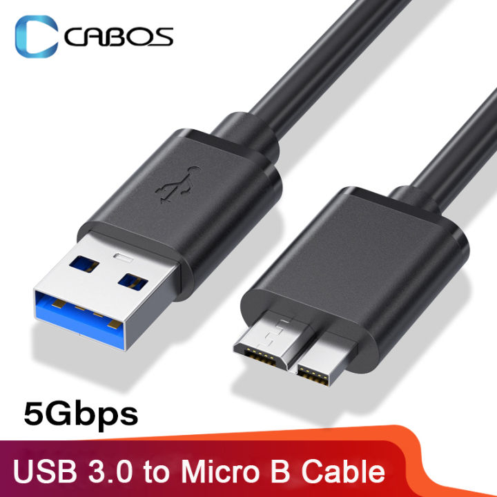 Micro B Cable USB 3.0 External Hard Drive Disk Cable HDD 5Gbp Data Cord ...