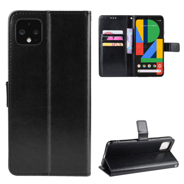 DuBaiNi Luxury Leather Case For Google Pixel 4 Magnetic Flip Phone ...