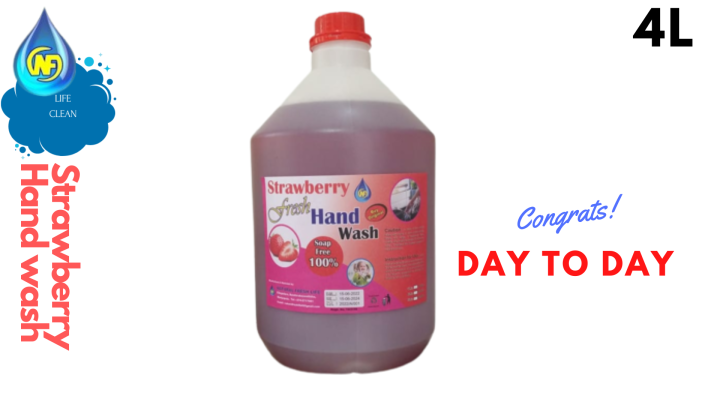 Natural Fresh Mega Deal 25 % Off Strawberry Hand Wash 4L | Fresh Liquid ...
