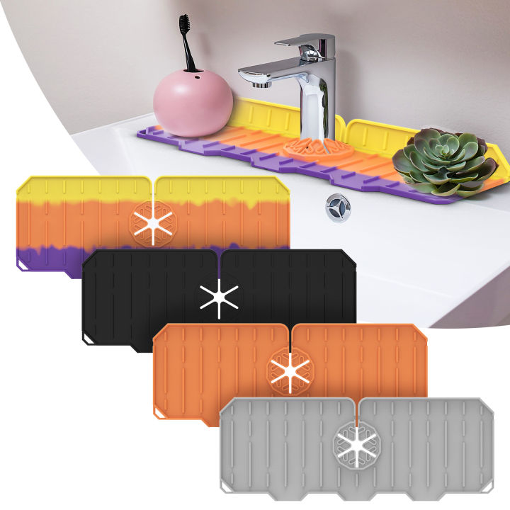 36*14cm Faucet Sink Splash Guard Waterproof and mildewproof Silicone ...