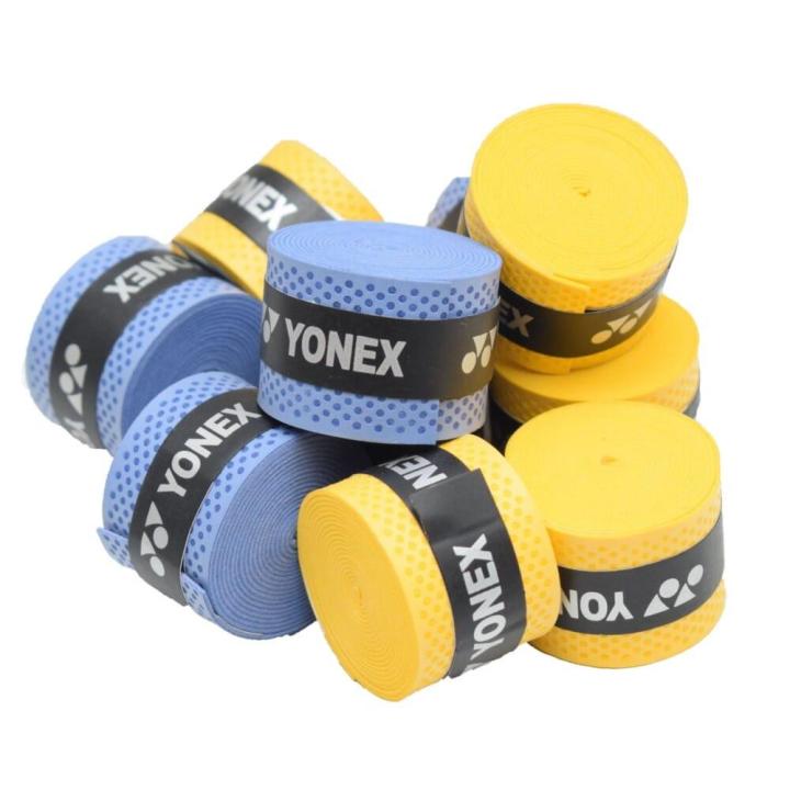 60 Pieces Badminton Racquet Handle Grip Tape - Yellow & Blue | Daraz.lk