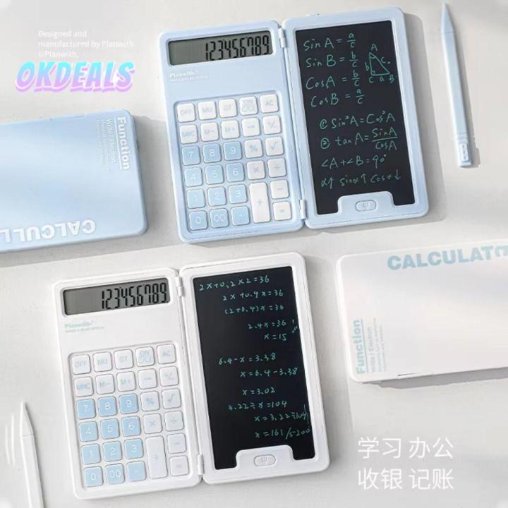 Gift Cute Foldable Calculator Portable LCD Display Mini Finance ...