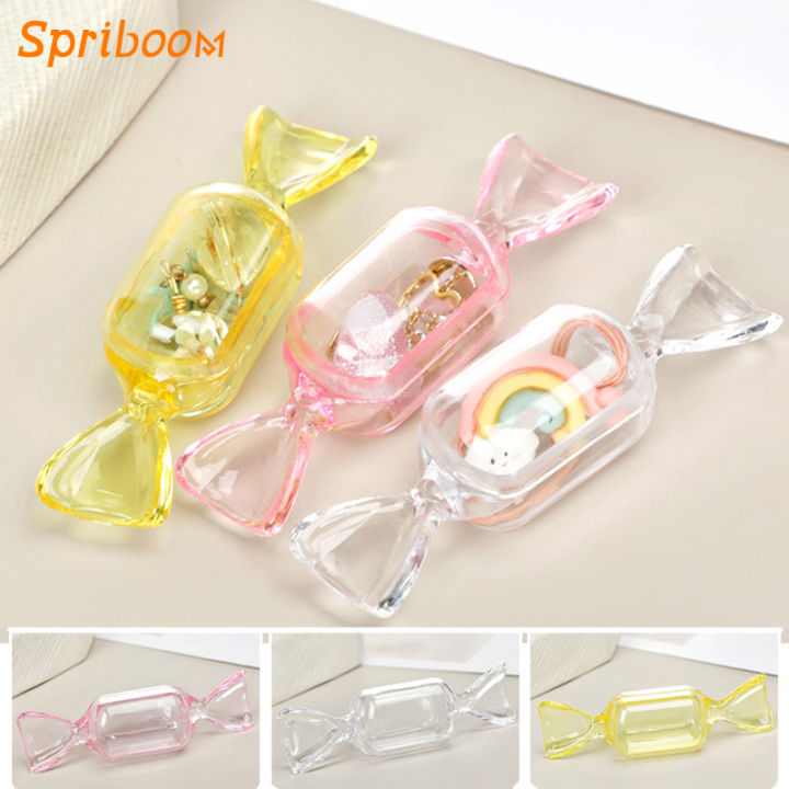 10 Pcs/lot Mini Candy Jewelry Box Transparent Sweet Candy Shaped ...