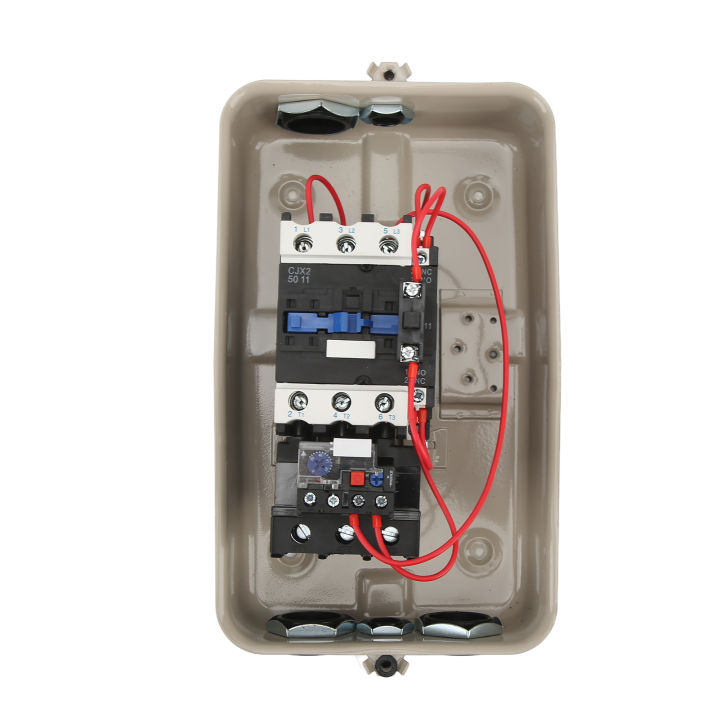 37-50A Magnetic Motor Starter Control Switch 1 Phase 220/230V 3 Phase ...