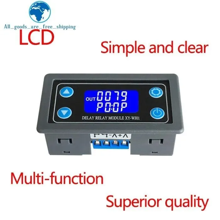 【TianYu Mall】DC12V LED Digital Time Delay Relay Module Programmable Timer Relay Control Switch ...
