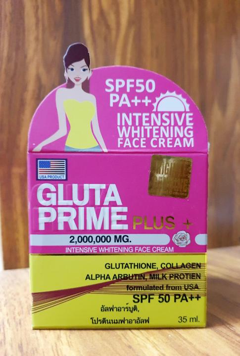 Gluta Prime Plus Face Whitening Cream | Daraz.lk
