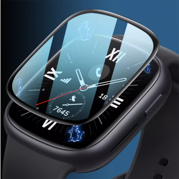 3D Curved Soft Edge Clear Protective Film Smartwatch Full Cover For ...