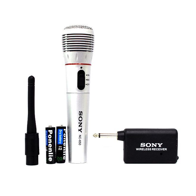 Sony Professional Wireless Microphone/Mic NC-650 For Karaoke/Vocal ...