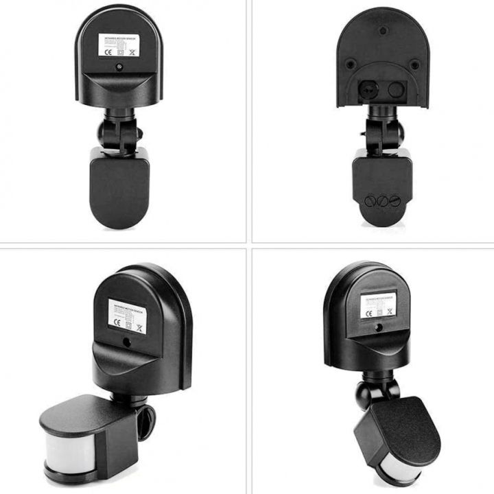 Motion Sensor Switch AC 110V-240V Outdoor Adjustable Infrared Body ...