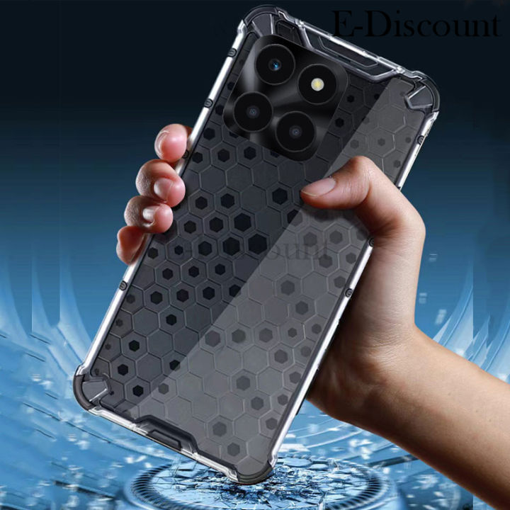 New Phone Case For Honor X6A 4G Cover Rugged Soft Transparent Silicone ...