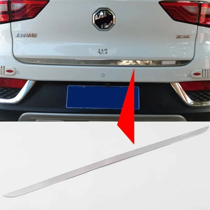 Reading WritingRear Trunk Tailgate Back Door Lid Cover Trim Stainless ...