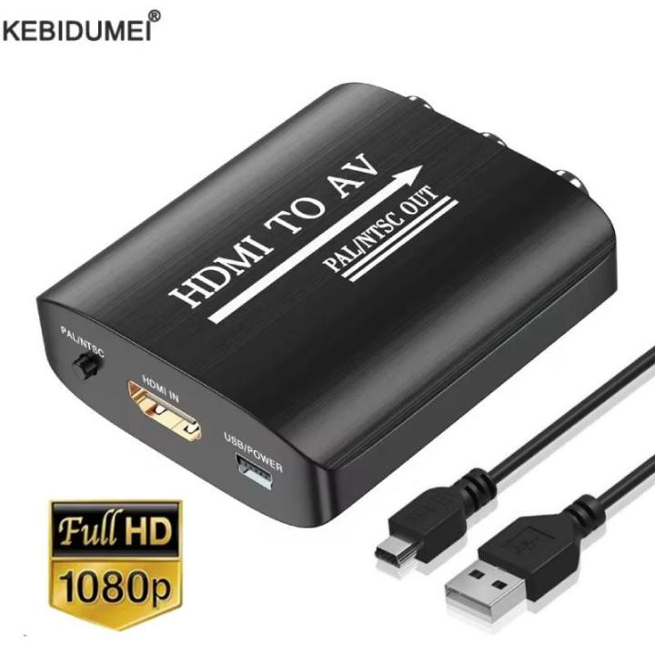 【hot】 1080P AV To HDMI HDMI To RCA Composite Adapter Converter Box With ...
