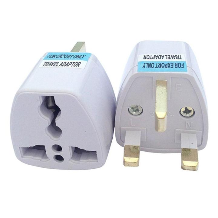 Power Plug Travel Adapter 3 Pin Converter - Stay Connected Anywhere You ...