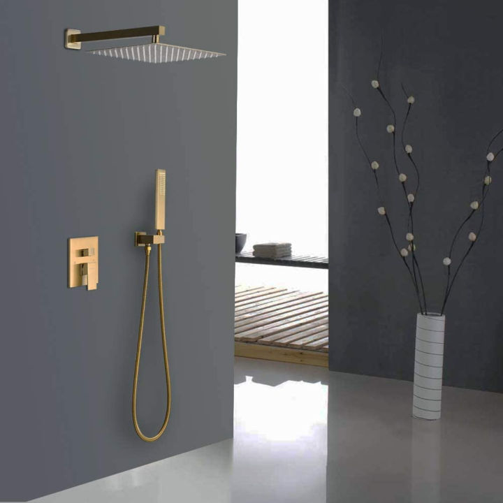 304 Stainless Steel Shower Shower System Belt 12 Inch Shower Head ...