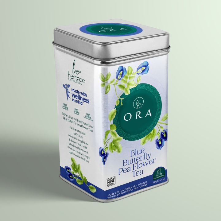 ORA Blue Butterfly Pea Flower Tea | Herbal Tea | Pure Ceylon Tea ...