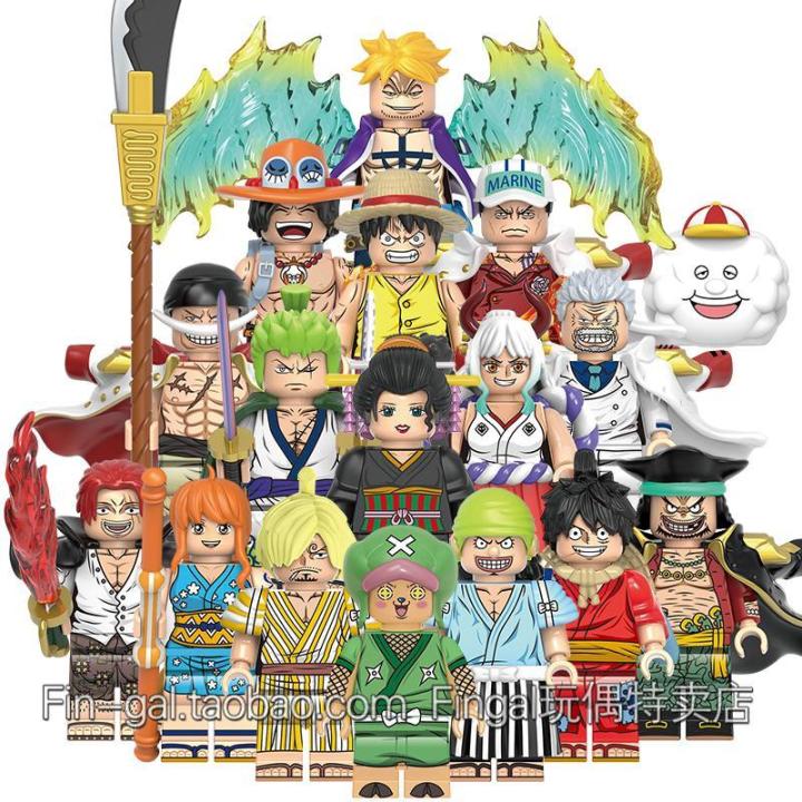X0353 Compatible with LEGO One Piece Ace Shanks Garp Nergate Luffy ...