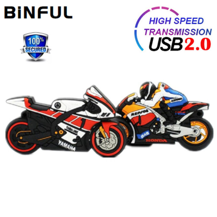 BiNFUL Pendrive Motorbike Usb Flash Drive USB 2.0 Flash Memory Card 4GB ...