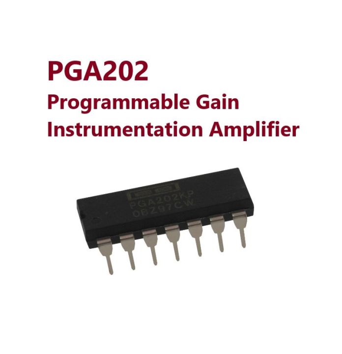 PGA202 FET Input Programmable Gain Instrumentation Amplifier IC | Daraz.lk