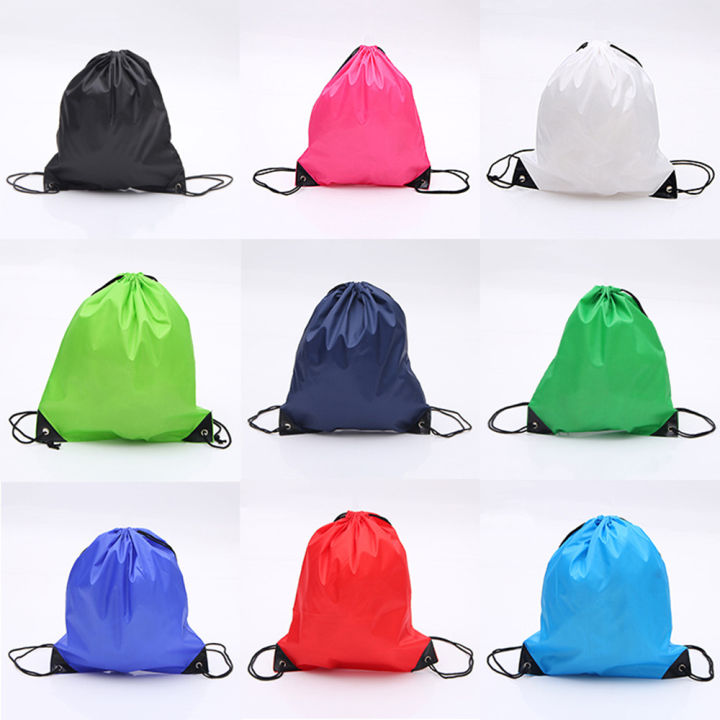 5 pcs Foldable Waterproof Gym Bag Fitness Backpack Drawstring Shop ...