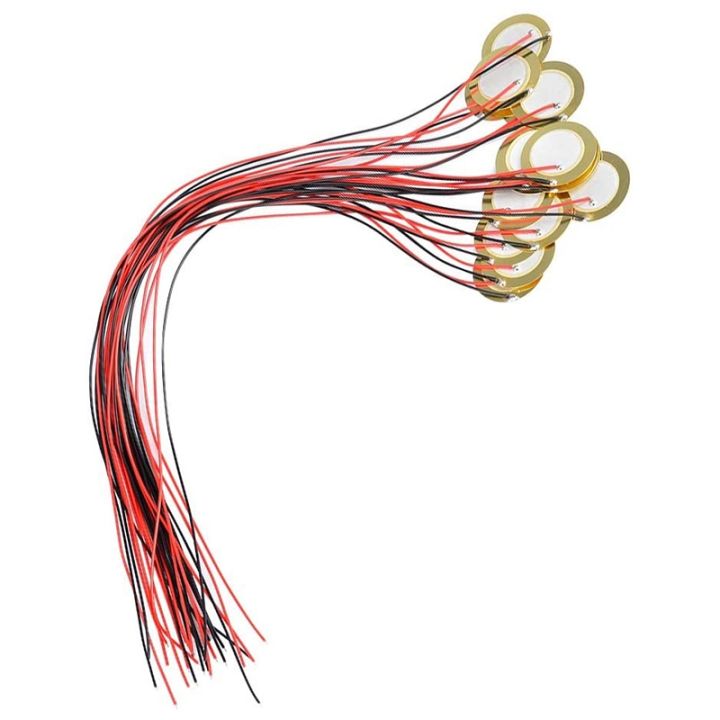 15Pcs 27mm Piezo Discs with Leads Mic Drum Trigger Acoustic Pickup for Acoustic Guitar | Daraz.lk