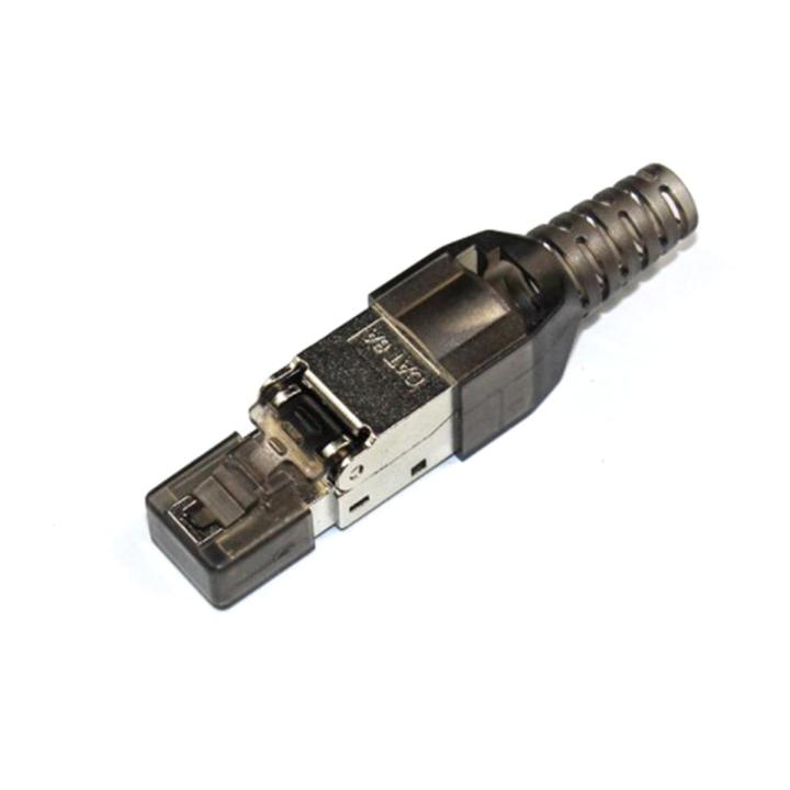 Cat6A/7/8 Shielded Crystal Head Ftp Rj45 Connector Metal Module Tool-Free Plug | Daraz.lk