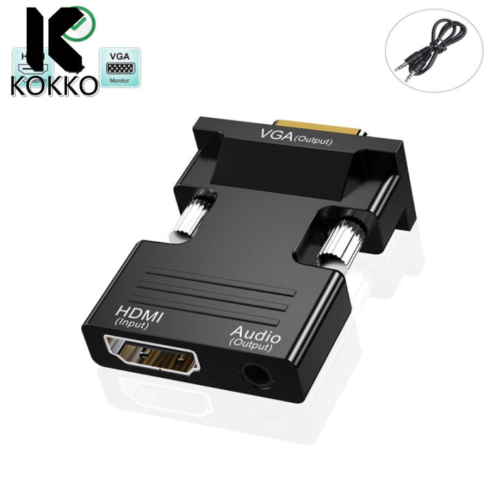 KOKKO HD Multimedia Interface To VGA Adapter 1080P HD Multimedia ...