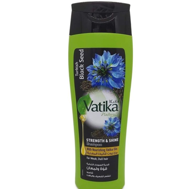 Dabur Vatika Strength & Shine Shampoo - 400ml ( Turkish Black Seed ...