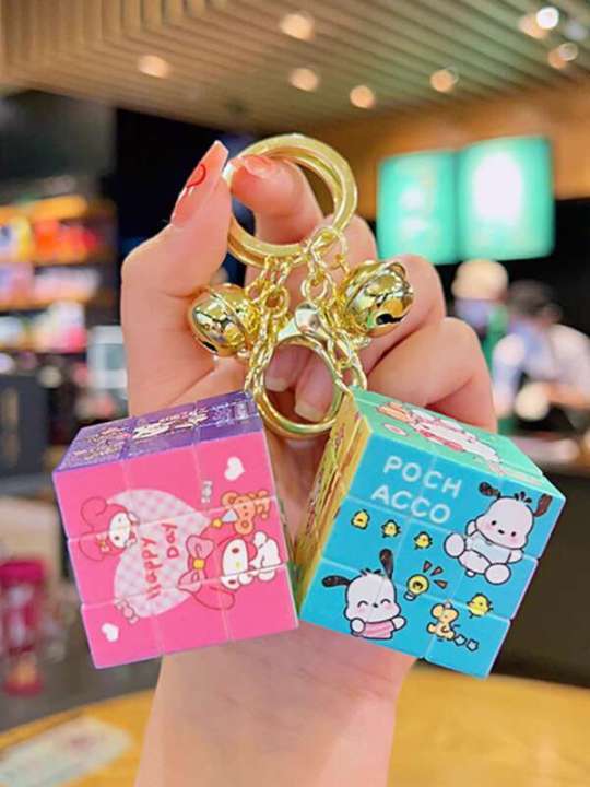 Cartoon Trio Mini Rubiks Cube Exquisite Student Backpack Cute Kuromi ...