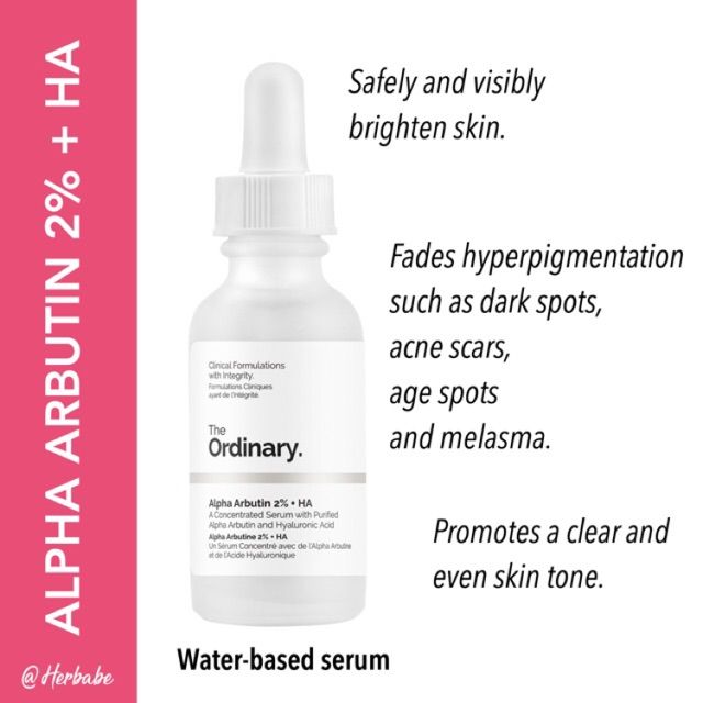 CANADA the ORDINARY Alpha Arbutin 2% + HA Hyperpigmentation Serum 30ml ...