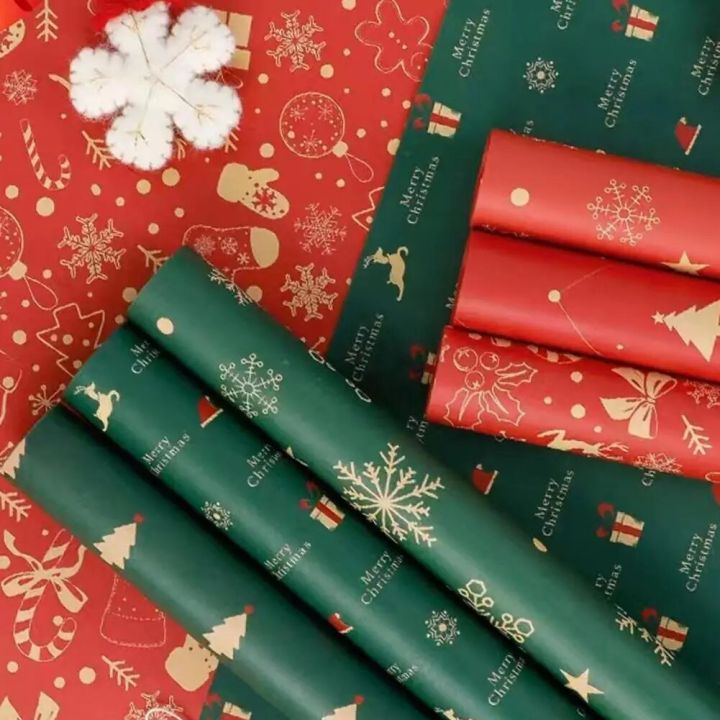 Packing Wrapping Paper Durable Festive Christmas Wrapping Paper Size ...