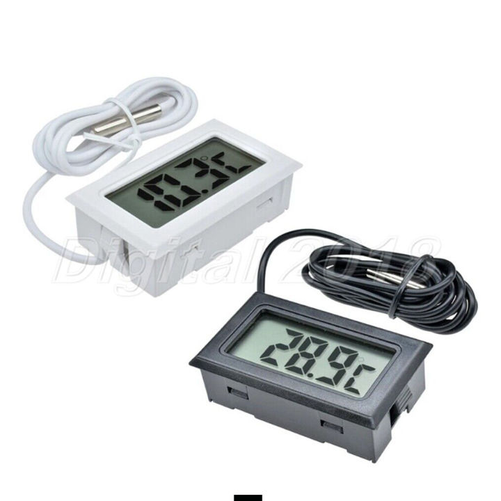Electronic Thermometer Digital LCD Hygrometer Indoor Outdoor ...