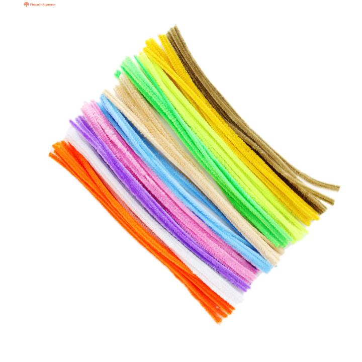 Craft Diy Pipe Cleaners 100pcs Assorted Colors Pipe Cleaners Set for ...