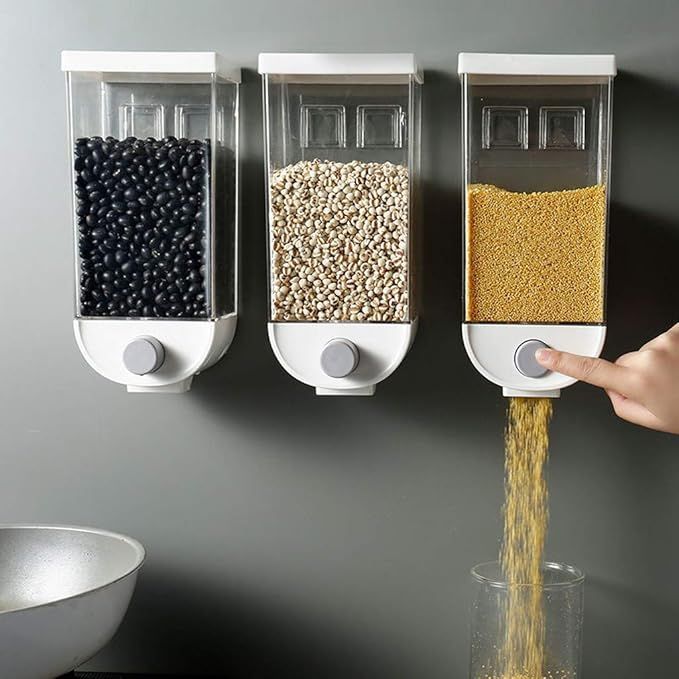 Space-Efficient Wall Mounted Food Dispenser, Perfect for Organizing ...