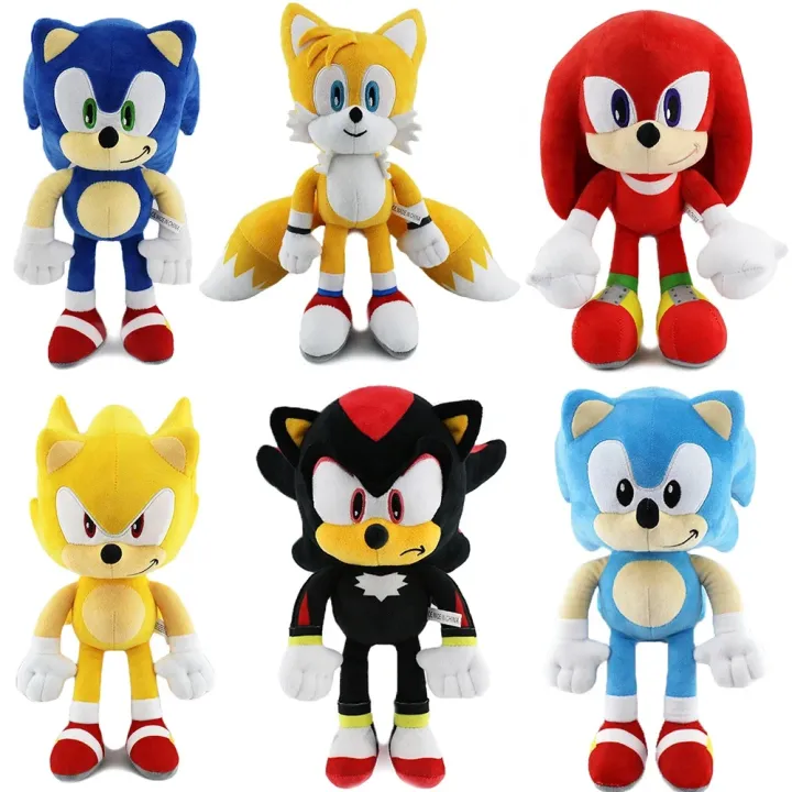 30cm Sonic peluches toy cartoon hedgehog Amy Rose tail soft stuffed ...